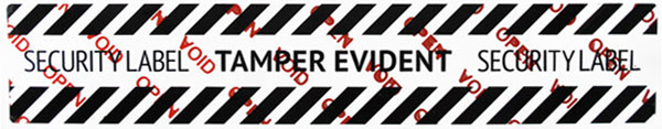 High Residue Security Seals, Labels, and Stickers - NovaVision