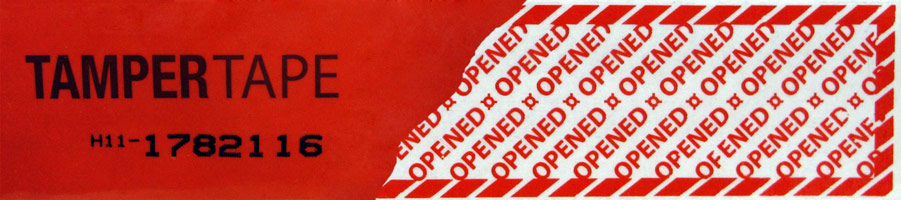 Security Tape, Tamper Evident, Self Voiding Tapes, Recycled Content ...