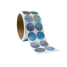 Mini Cannabis Security Labels, Circle - NovaVision